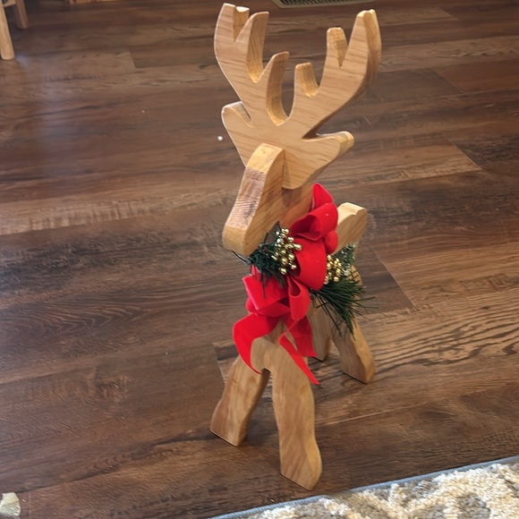 Holiday | Vintagee Wooden Reindeer Decor | Poshmark